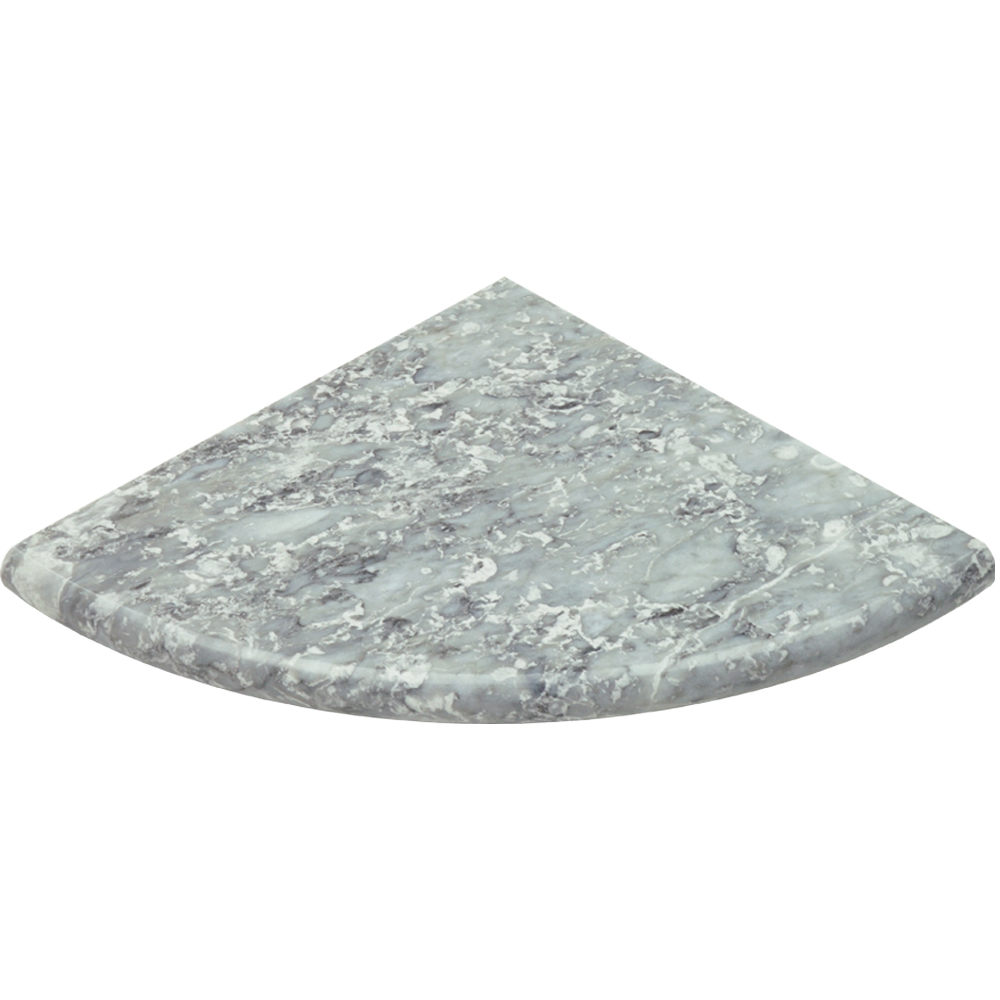 Light Grey Marble | Caddy Corner Shelf