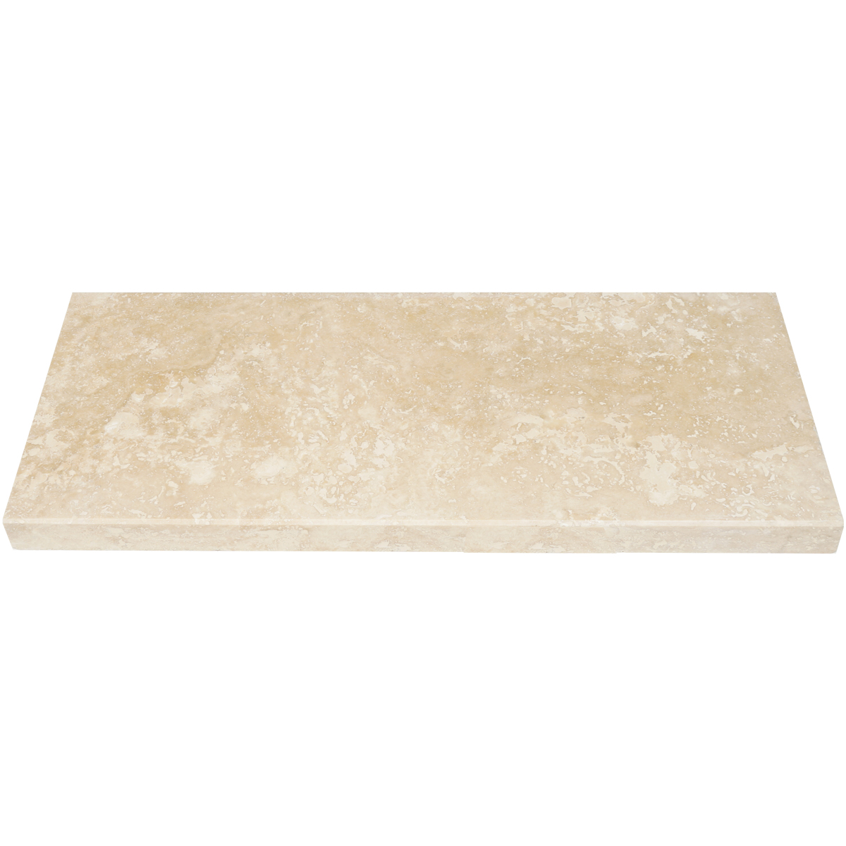 Ivory Light Travertine Stone | Shower Niche Shelf