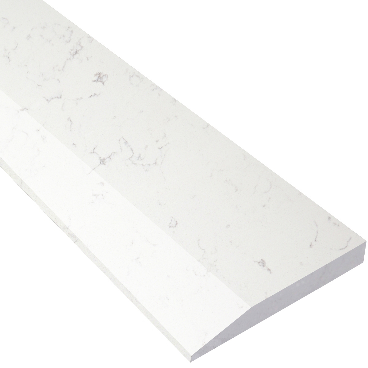 6 x 48 Threshold Saddle Hollywood | Bianco Carrara Stone
