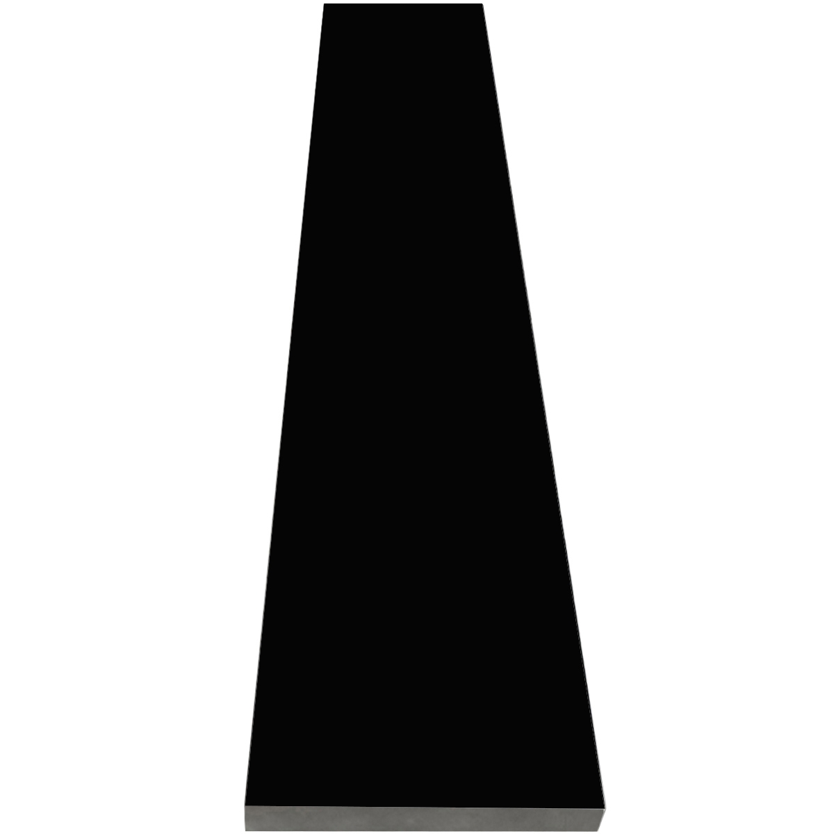 6 x 72 Saddle Threshold | Pure Black Stone