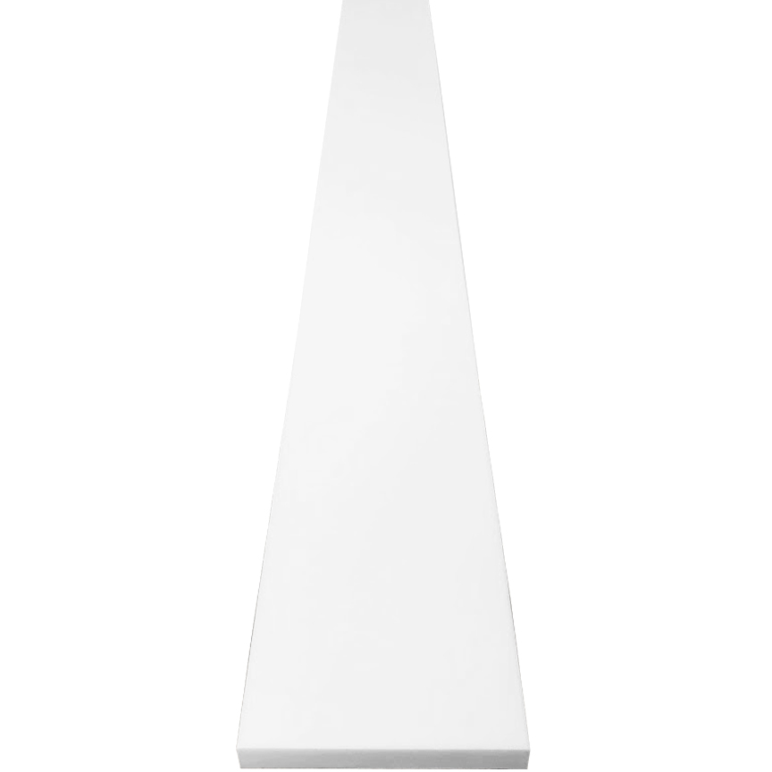 4 x 48 Saddle Threshold | Pure White Stone